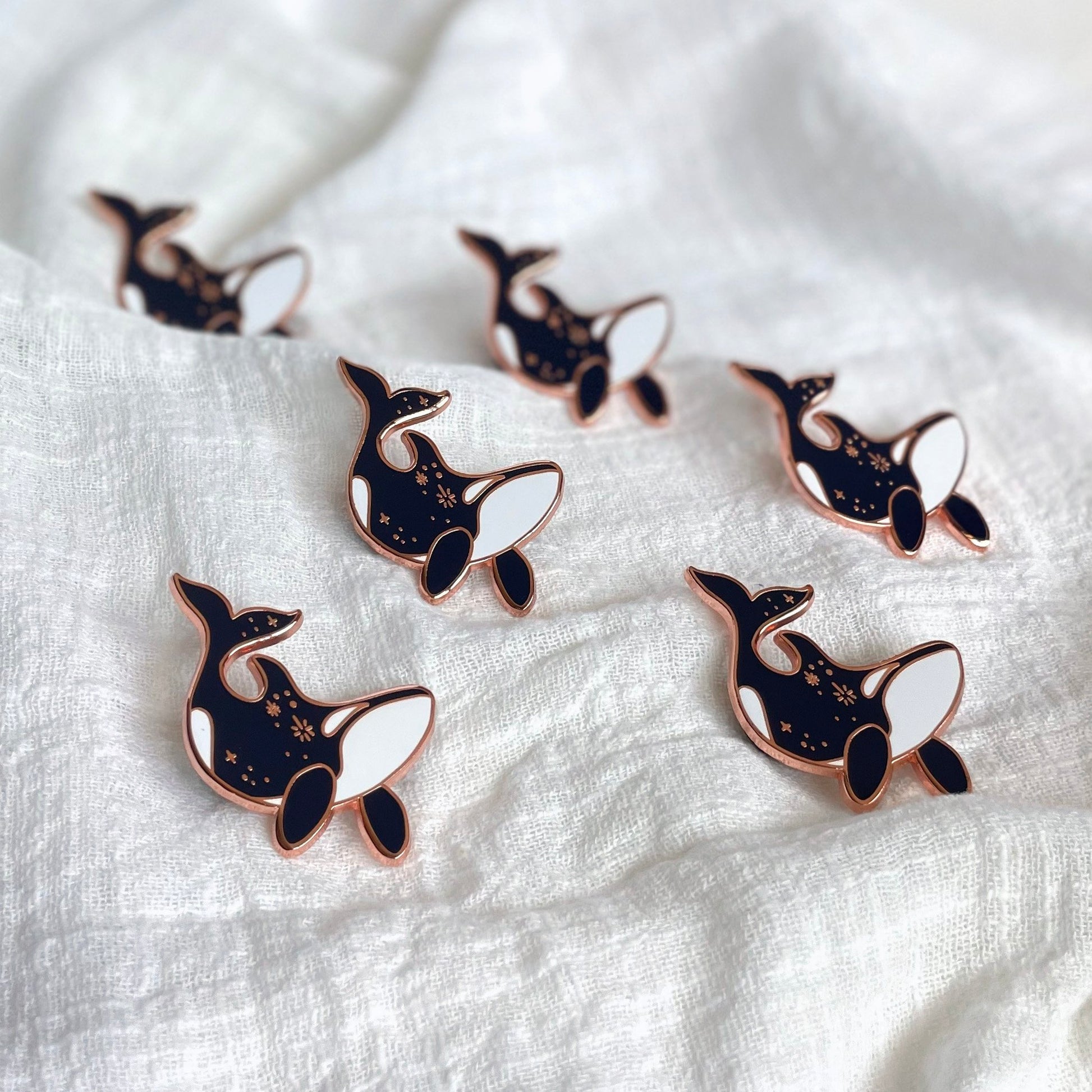 Oceana Enamel Pin | Orca – Papercranes Design